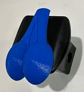 Amazon.com: Extra Large Ball Sack in 3D Black w Blue 2 inch Trailer ...