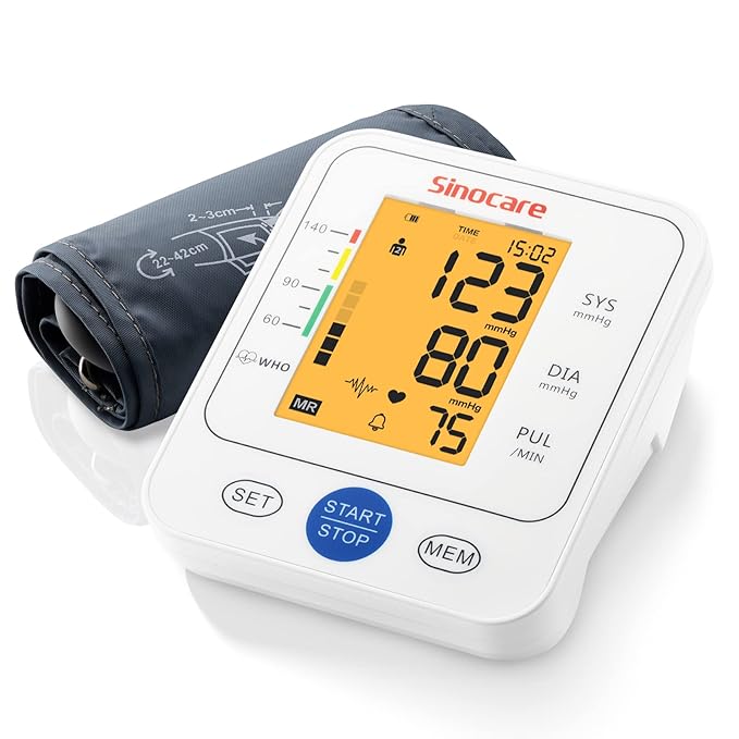 Sinocare BSX516 Blood Pressure Checking Machine, BP Machine Digital for ...