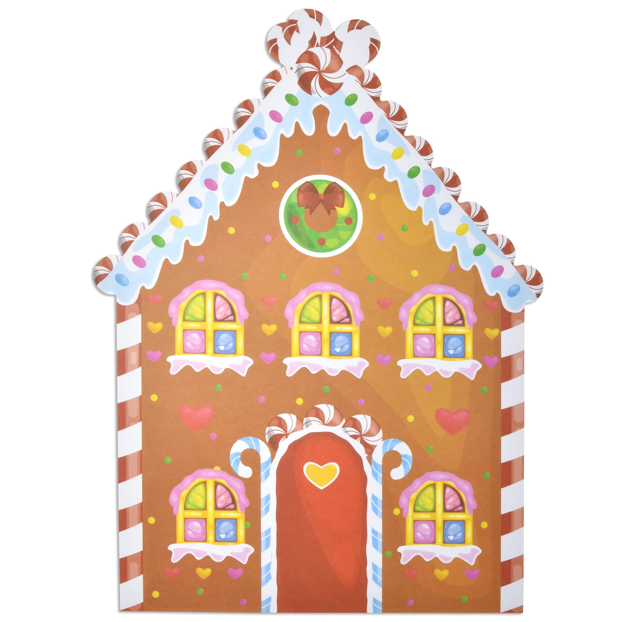 Amazon.com: Gift Boutique 50 Disposable Paper Place Mats Gingerbread ...