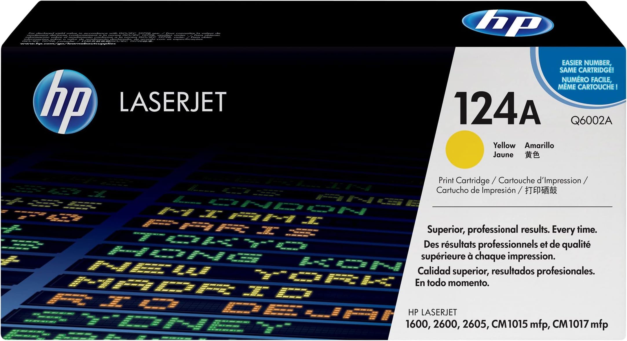 HP 124A (Q6001A) Blau Original Toner für HP Color Laserjet 2600, 2605 ...