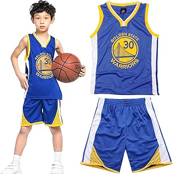 Kannitty Kids Basketball Kit, 2 Piece Sleeveless Sport Kids Basketball ...