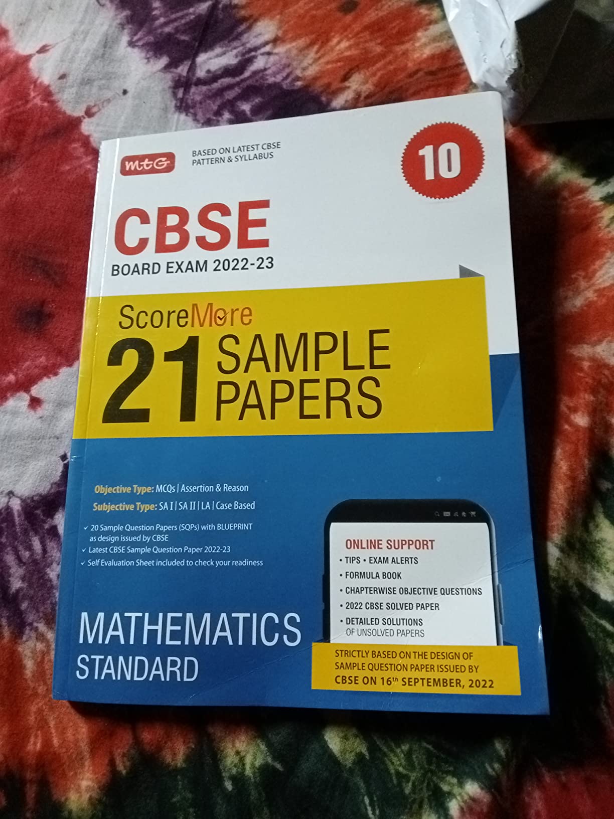 21 Sample Papers Class 10 Mathematics Standard Book For 2023 Board Exam ...