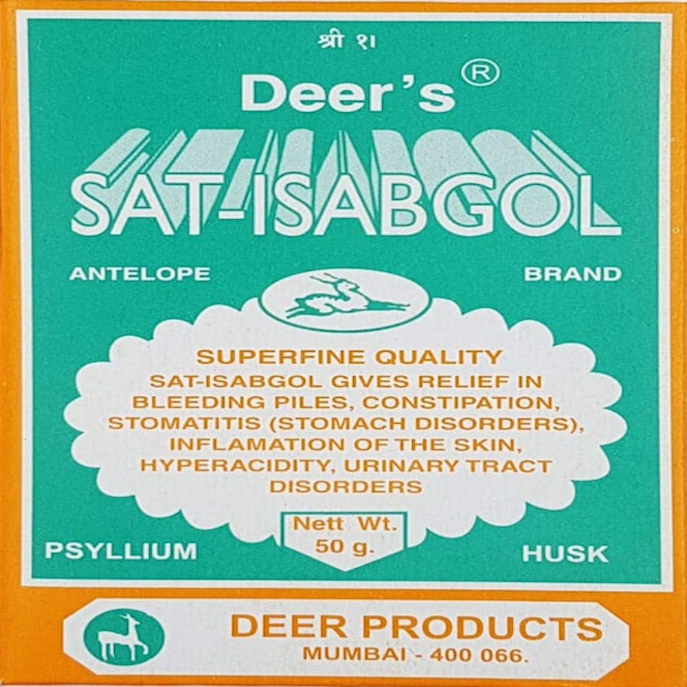 Deer Sat Isabgol Psyllium Husk 50gm : Amazon.in: Health & Personal Care