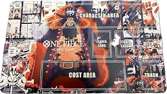 Amazon.co.jp: Blackbeard One Piece Card Game Play Mat : Toys & Games