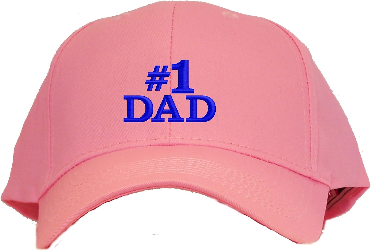 Amazon.com: #1 Dad Embroidered Baseball Cap - Pink : Clothing, Shoes ...