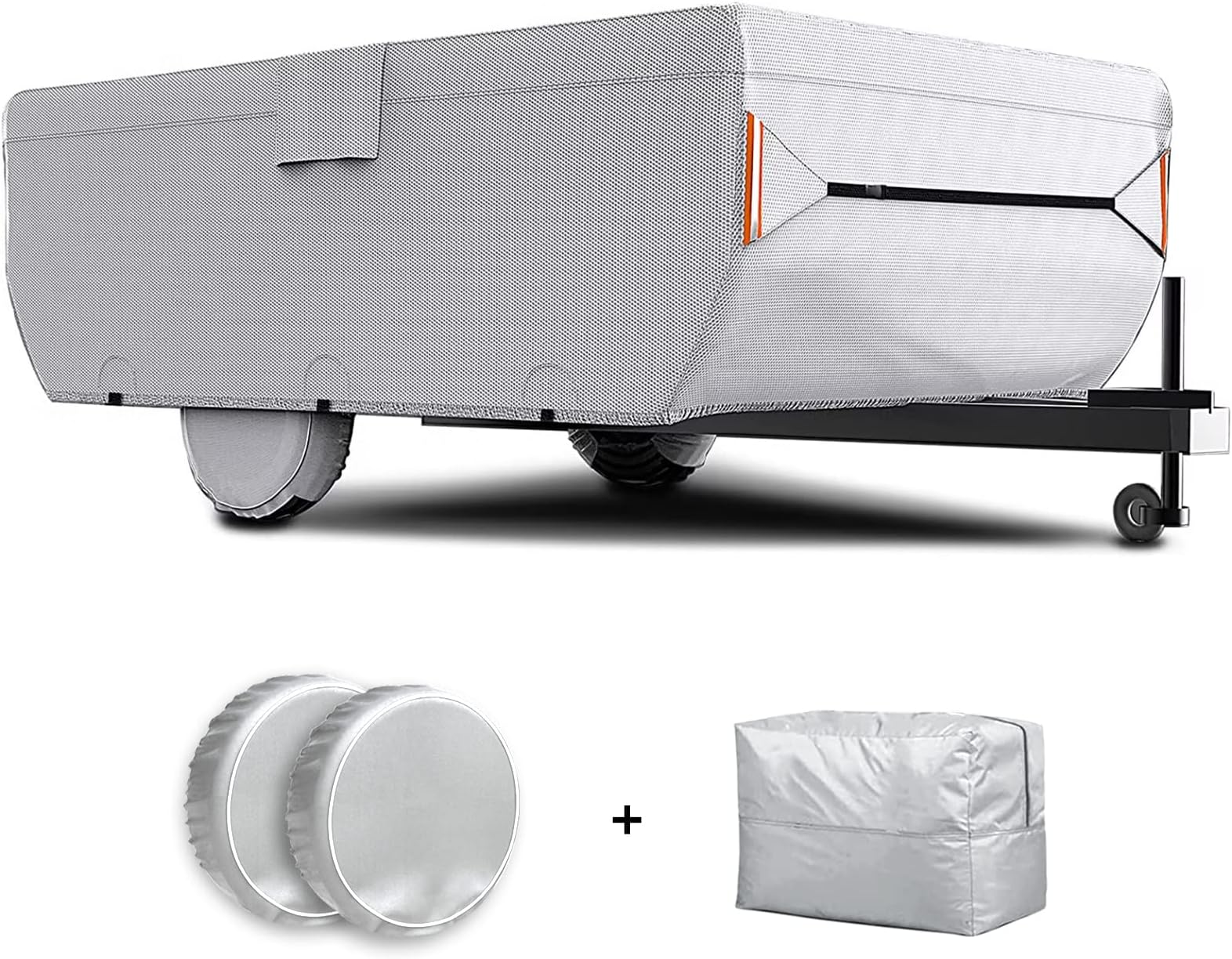 Amazon.com: OVCRNIBI 8'-10' Pop Up Camper Covers, 7 Layers Top Extra ...