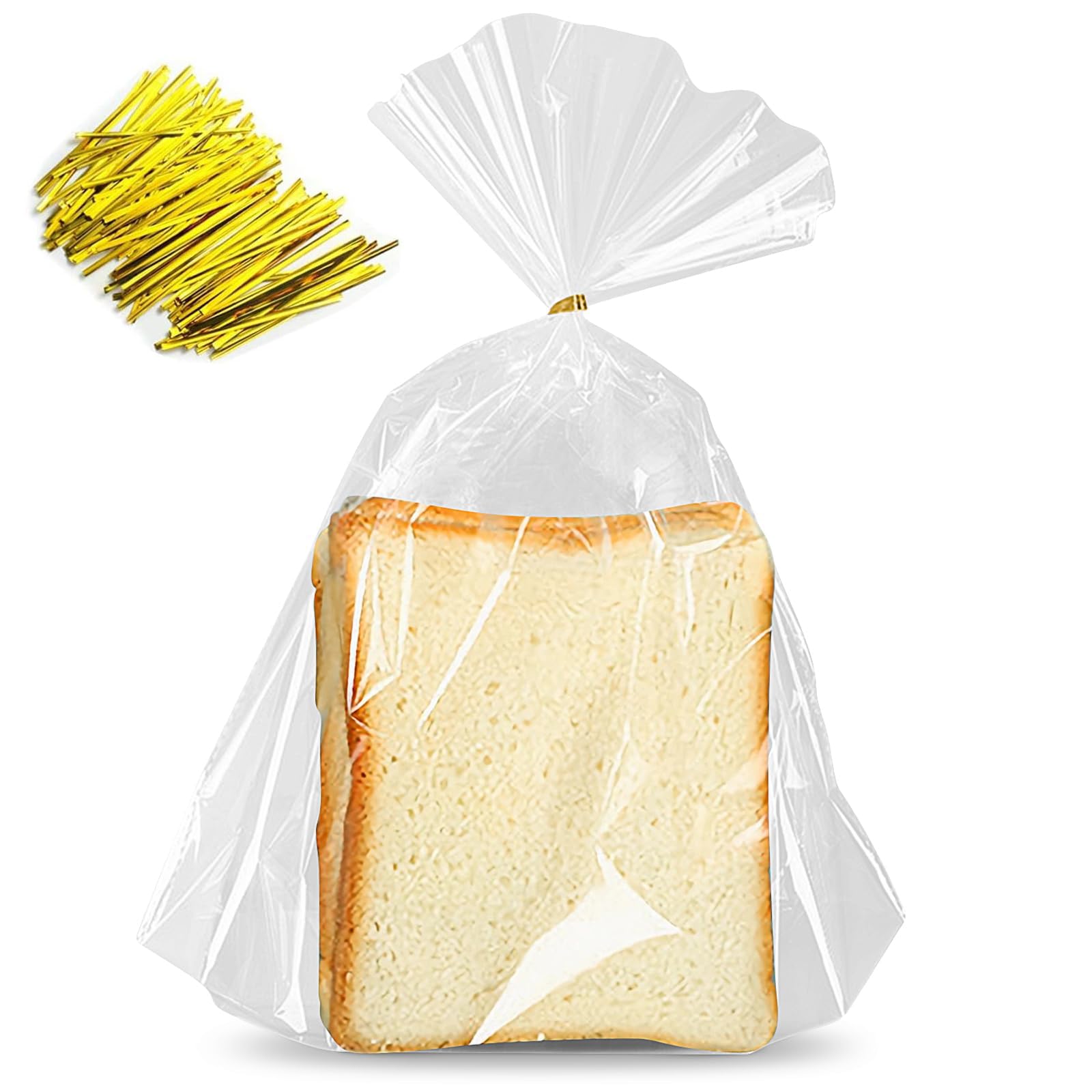 Amazon.com: Bread Bags for Homemade Bread,10x13 Inch Loaf Packing Bags ...