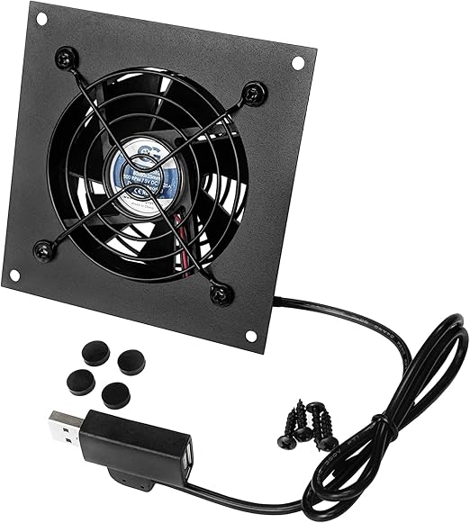 Amazon.com: coolerguys USB Powered Cooling Fan Kits (Single 80mm ...