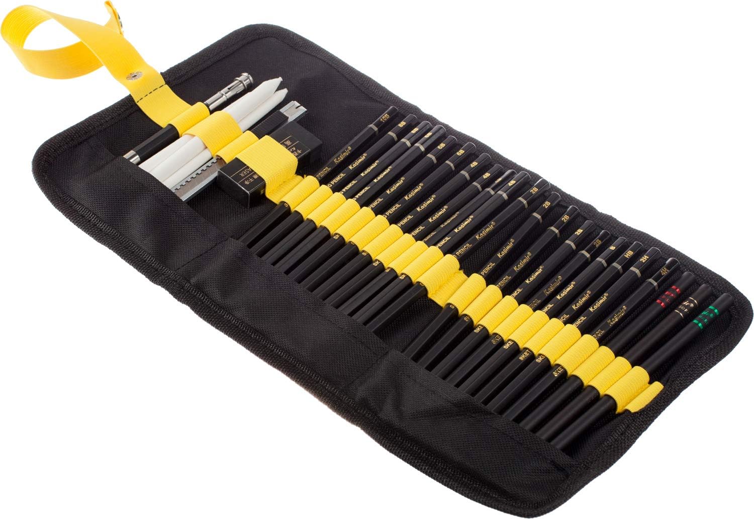 Amazon.com: Kasimir Sketching Set. Graphite Pencils Charcoal Pencils ...