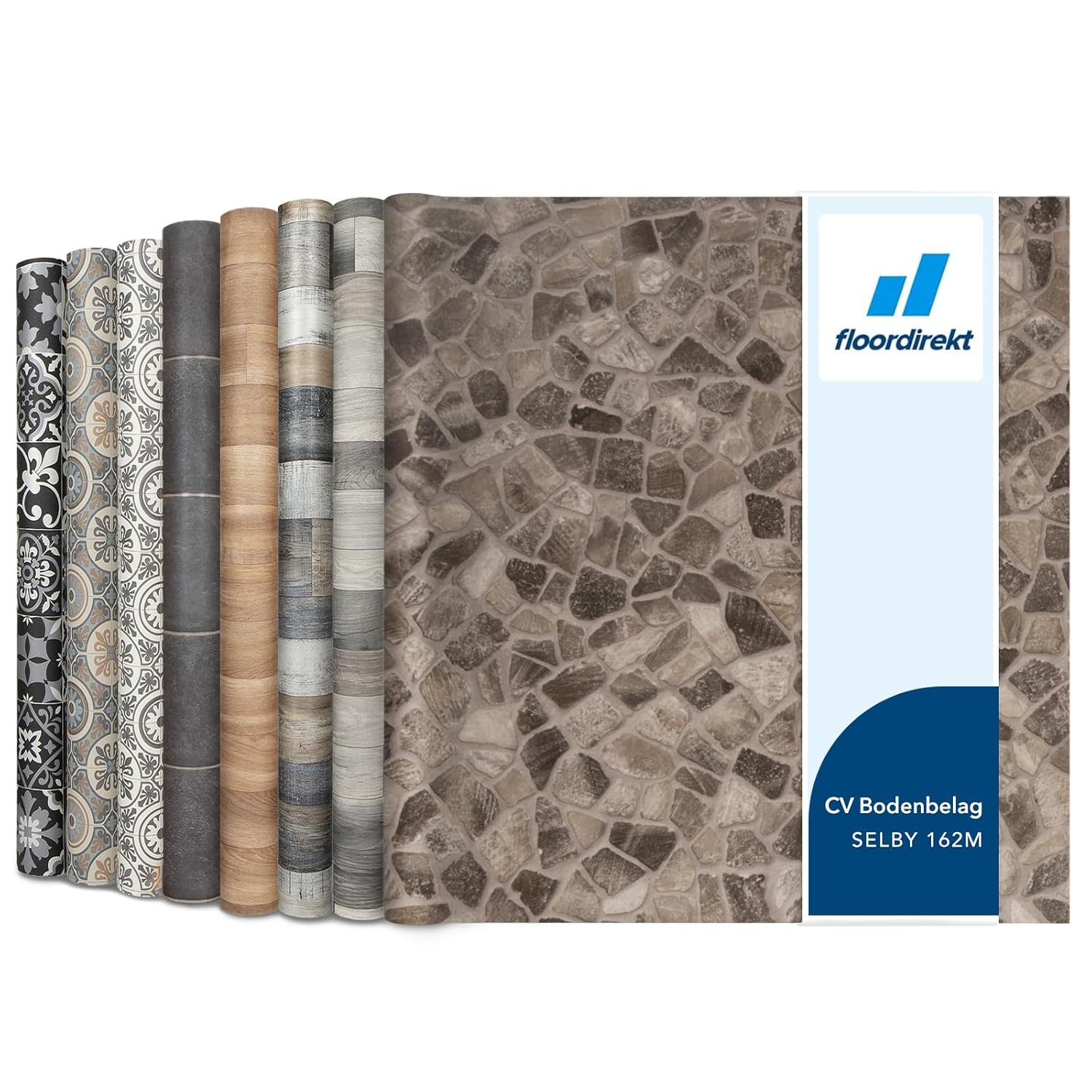 Floordirekt Atlantic Selby 162M PVC-vloerbedekking, per meter, vinyl ...