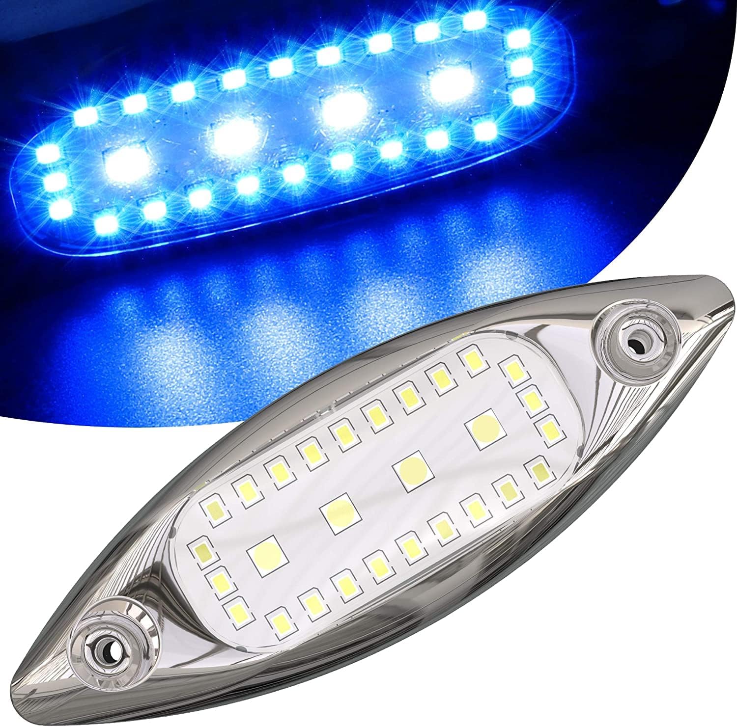 Amazon.com: HUSUKU 5.6" Marine Courtesy Light Boat Interior, SOOP3 24 ...