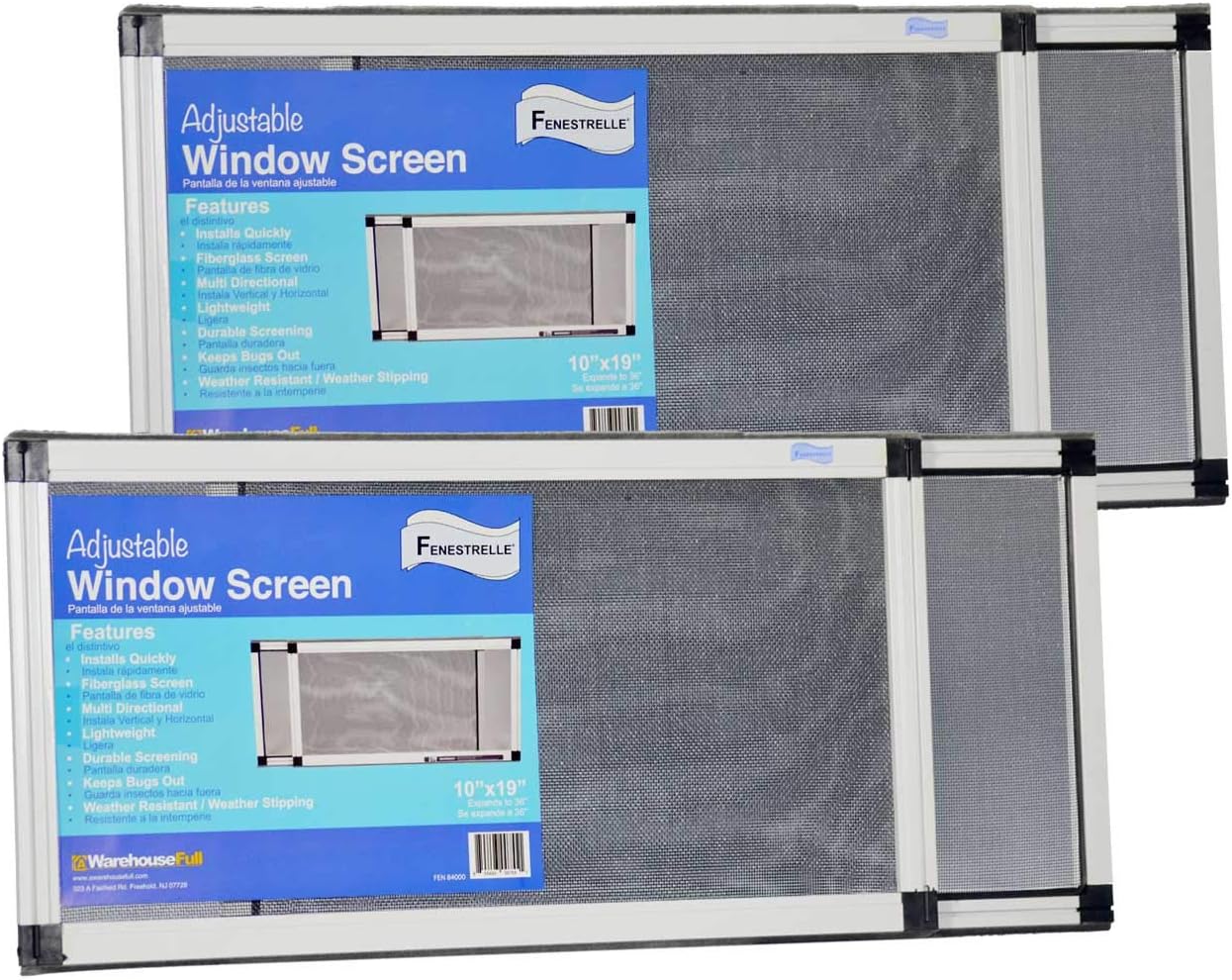Frost King AWS1845 WB Marvin Adjustable Window Screen, 18" high, fits ...
