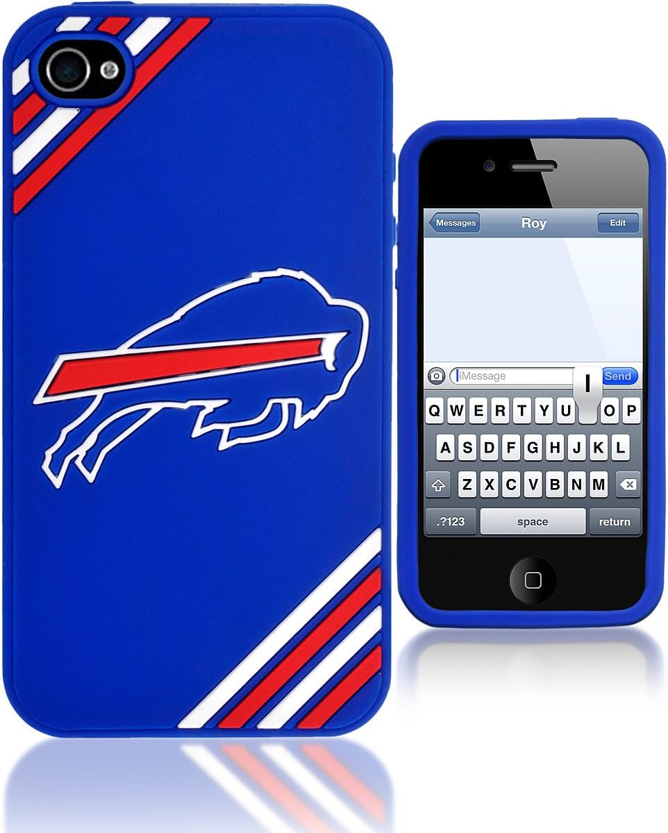 Amazon.com: Buffalo Bills Logo 3D Silicone iPhone 4/4S Case : Cell ...