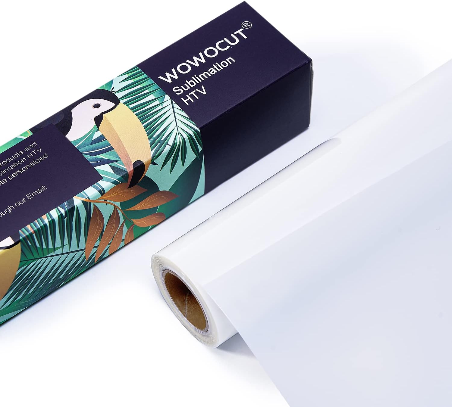 Amazon.com: WOWOCUT Clear Sublimation HTV Vinyl for Light-Colored ...