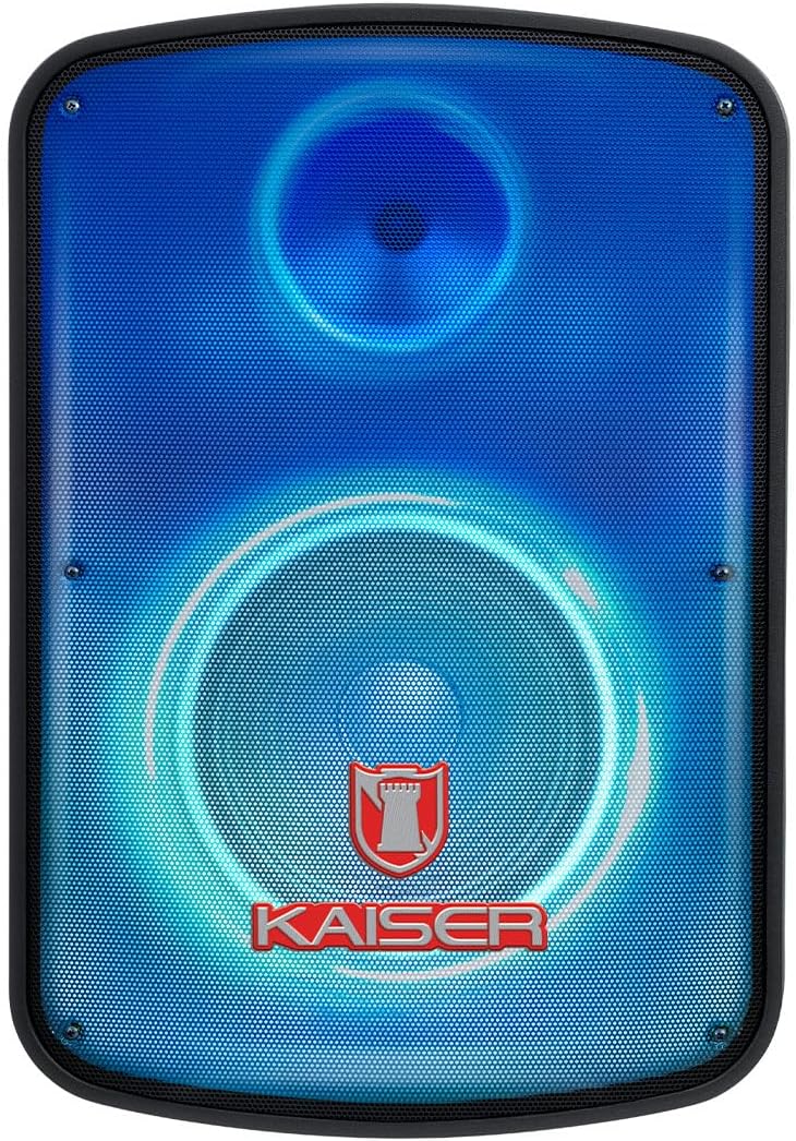 Kaiser MSA-9015SC Bocina 15” Luz Tipo Flama KSR-Link, Recargable ...