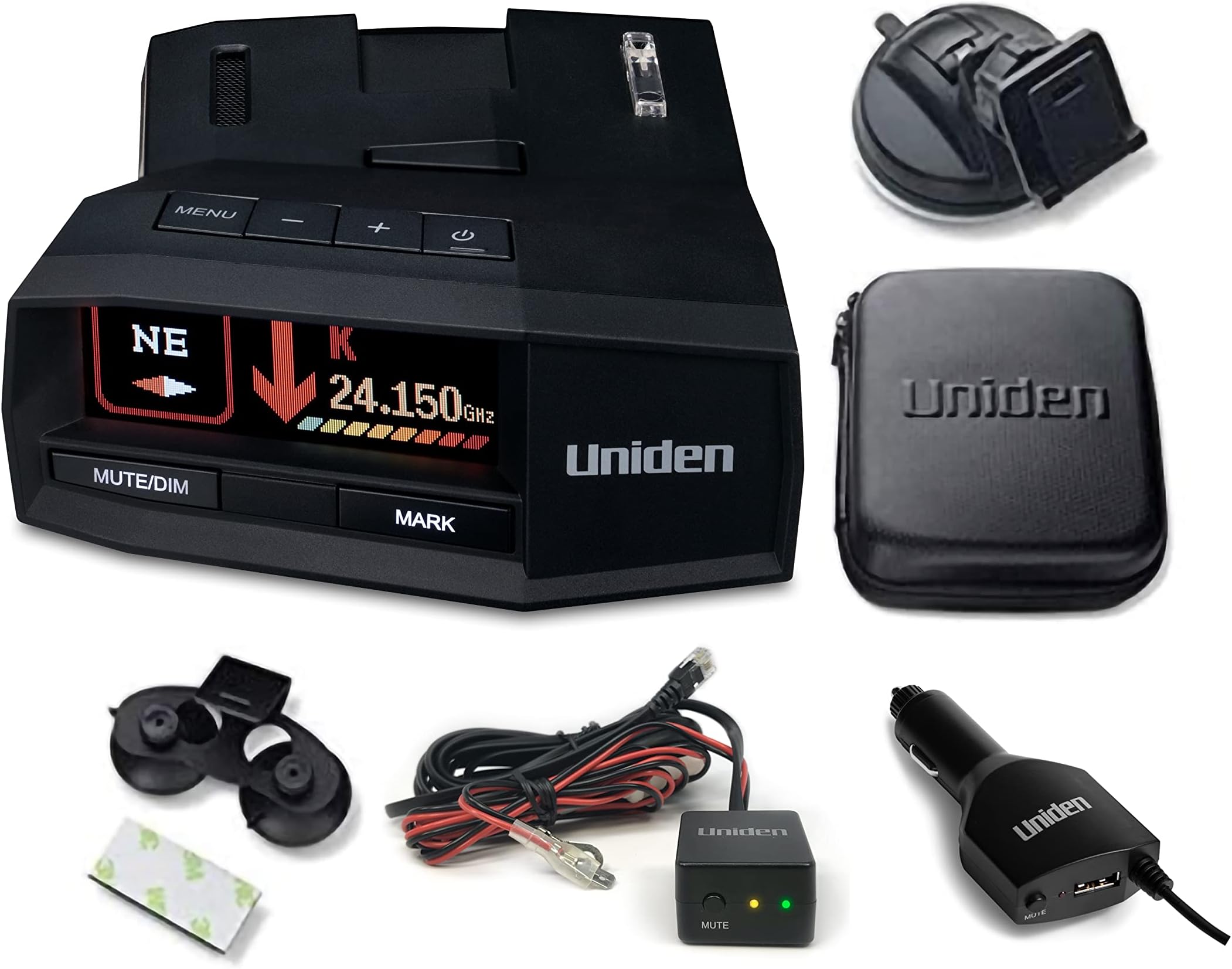 Amazon.com: Uniden R8W Flagship Extreme Long Range Laser/Radar Detector ...