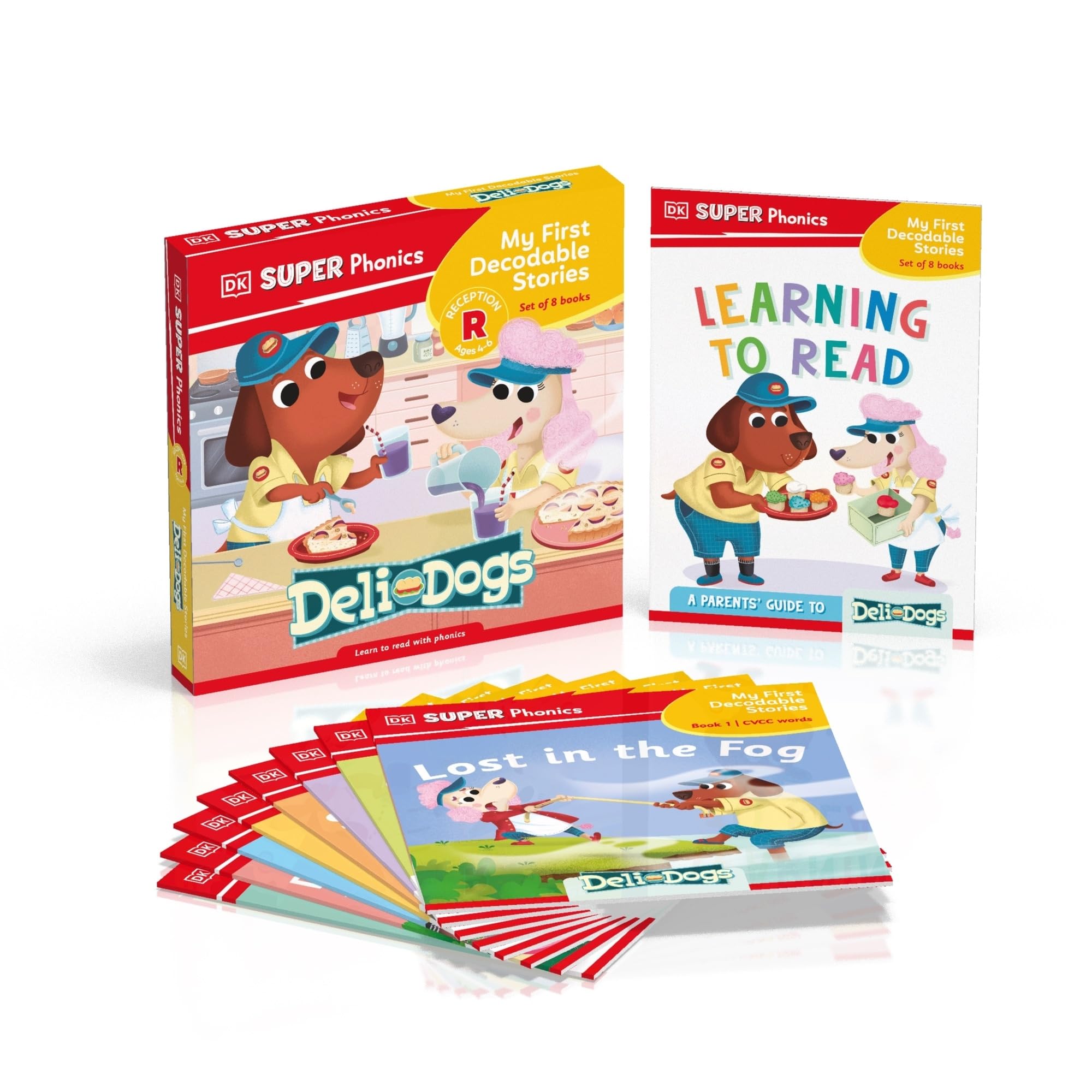 DK Super Phonics My First Decodable Stories Deli Dogs : DK: Amazon.co ...