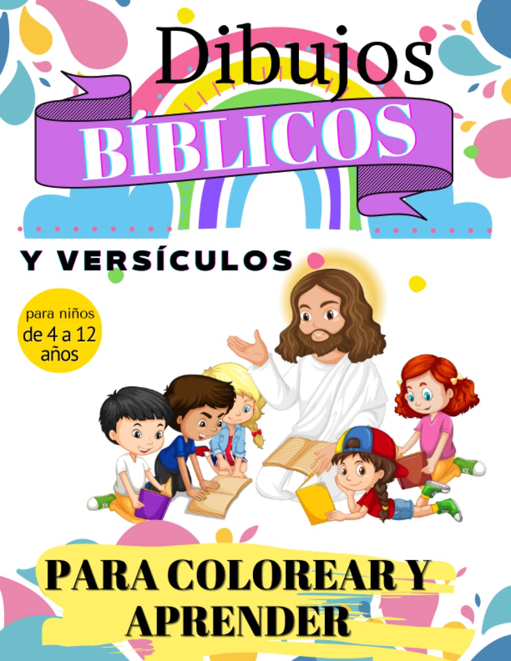Dibujos bíblicos y versículos para colorear y aprender: La Bíblia para ...
