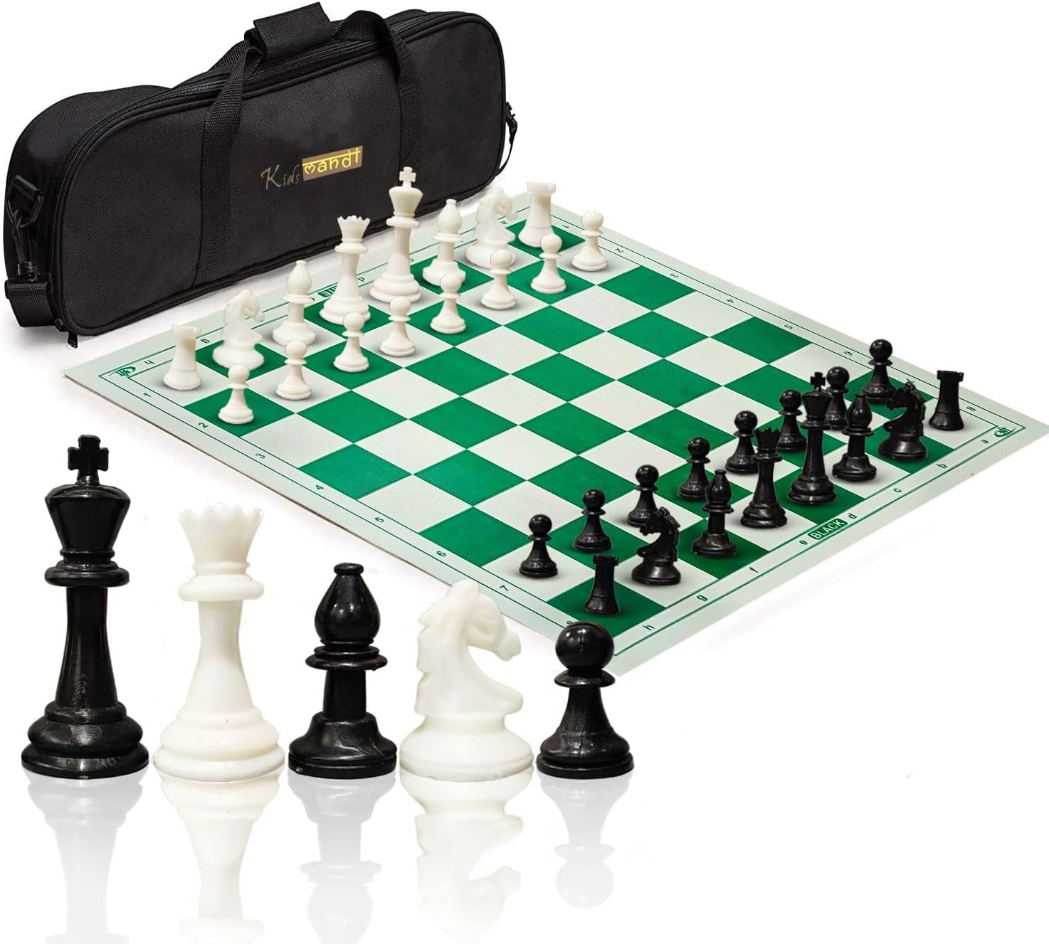 Buy ChessBase India Premium Chess Set (Green), Kids Online at Low ...