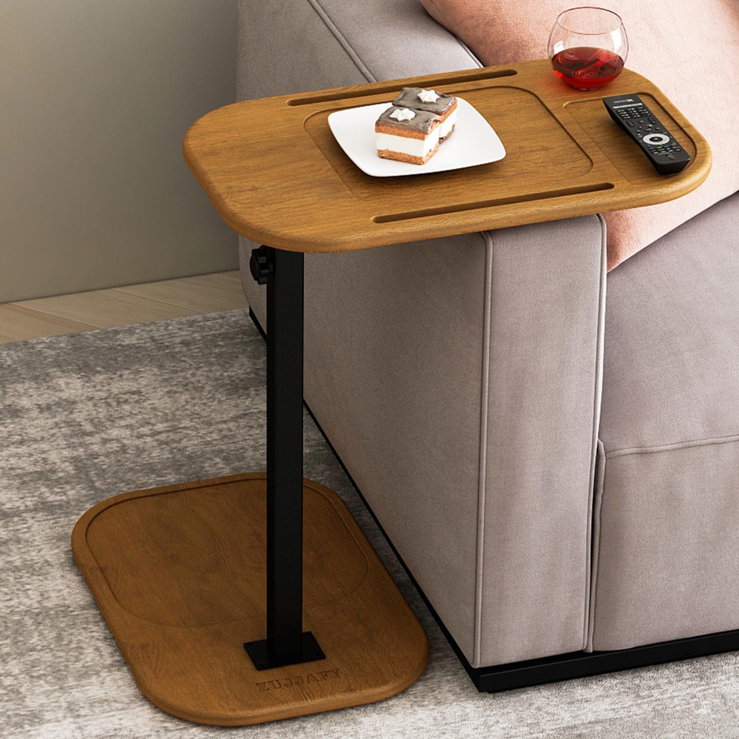 Amazon.com: BTSXZCZ Adjustable C Shaped End Table,360° Swivel Couch ...