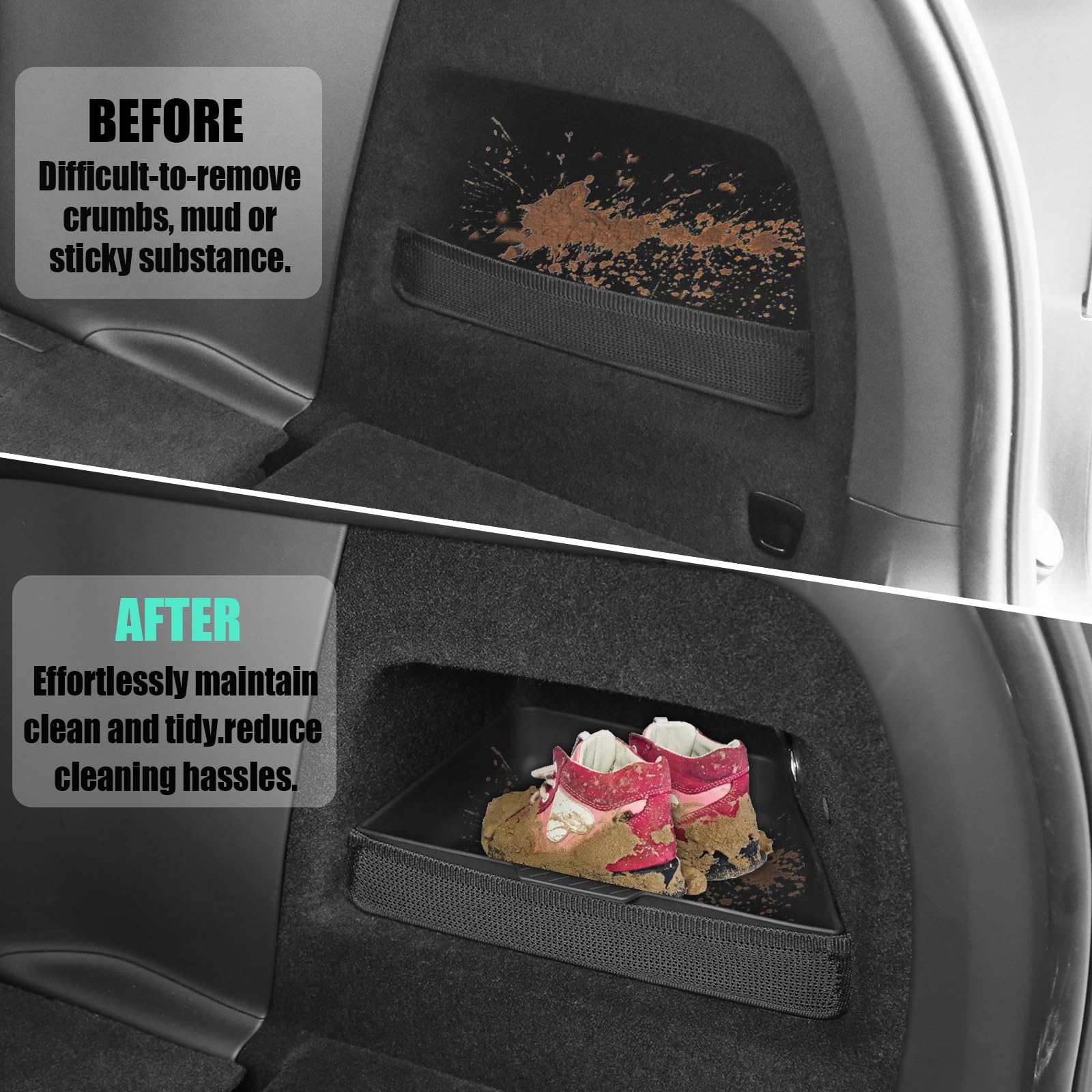 Snapklik.com : Rear Trunk Storage Organizer For Tesla X - Rear Trunk ...