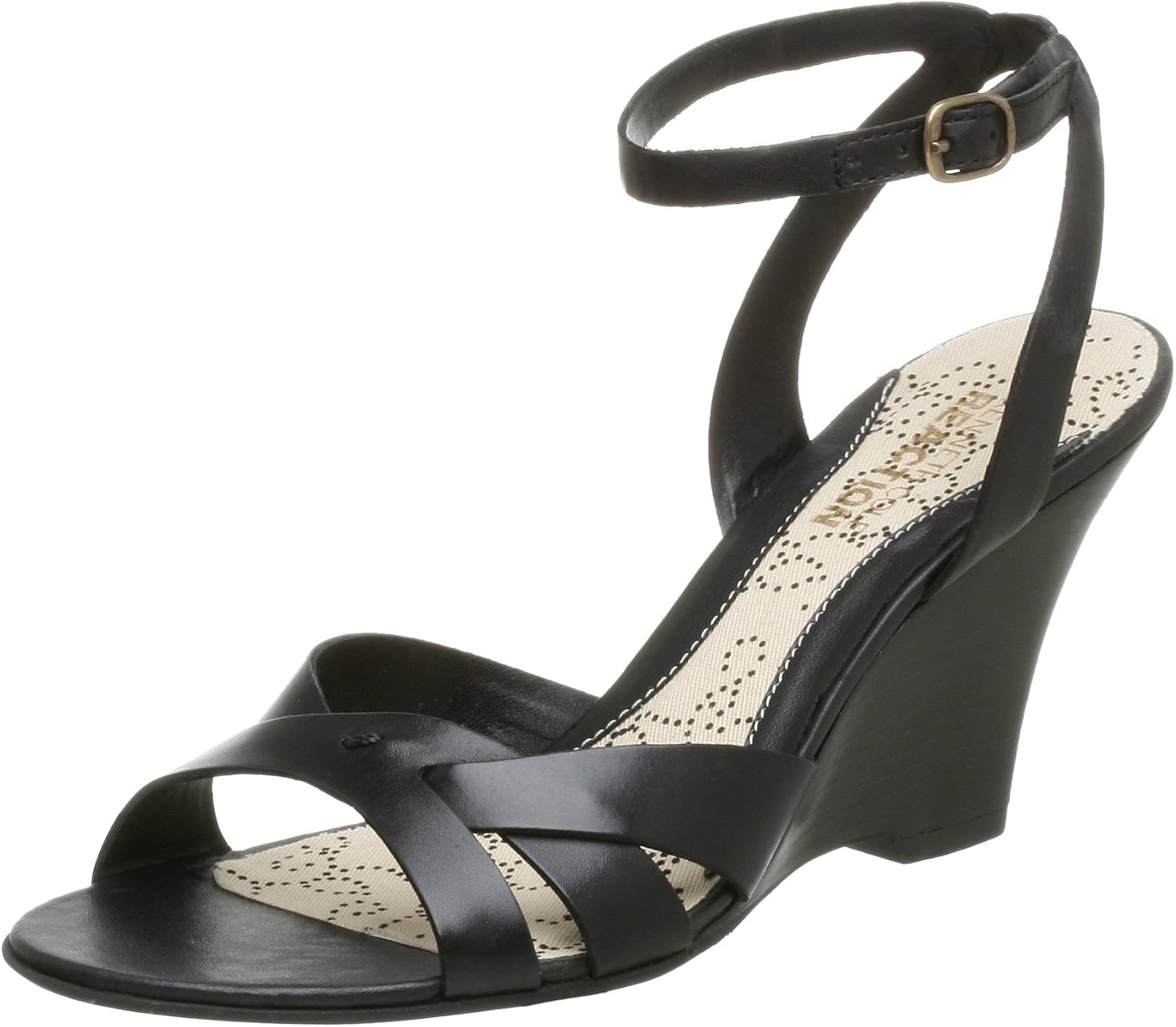 Amazon.com | Kenneth Cole Reaction Women's Wedges, Black, 5 M ...