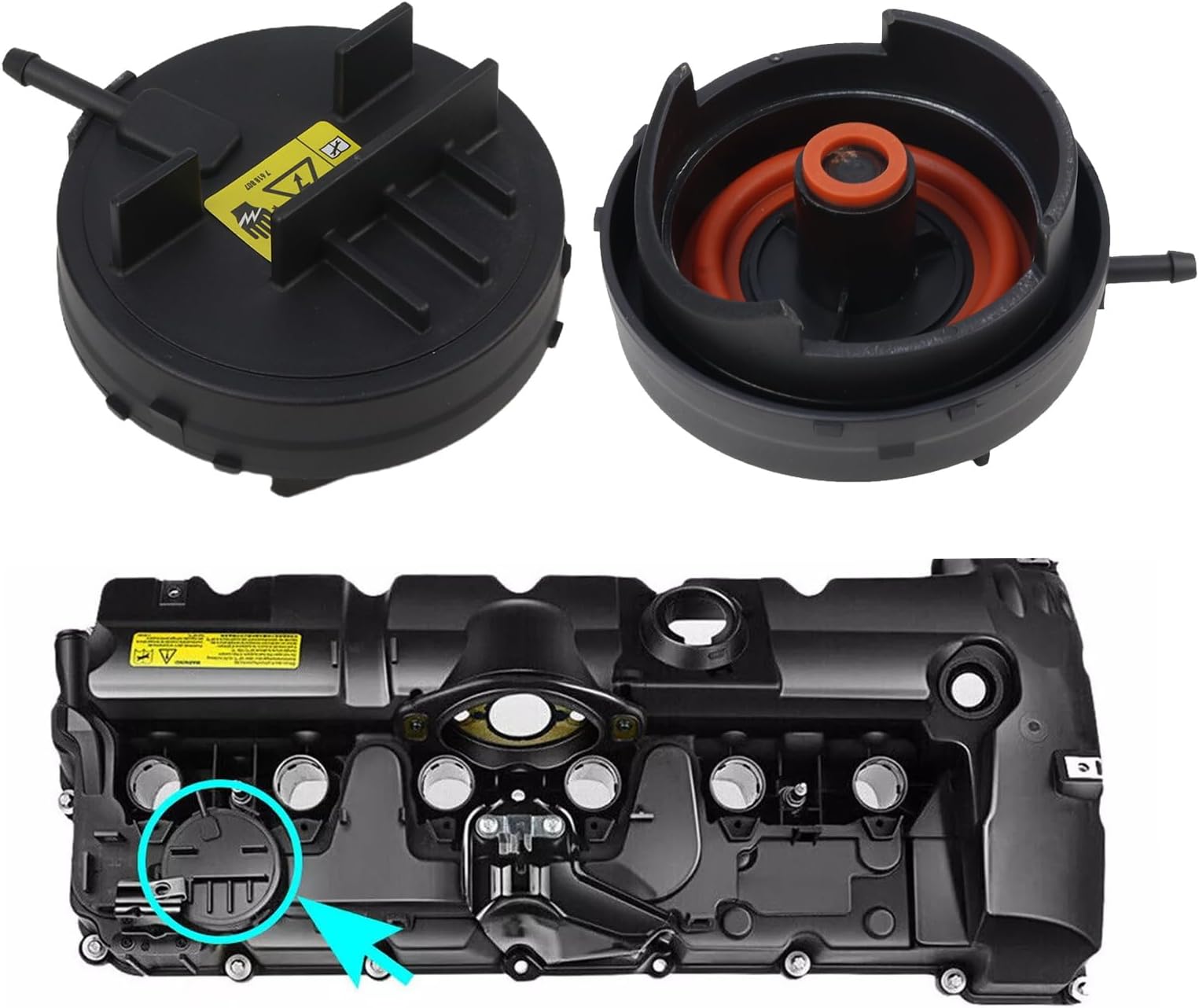 Amazon.com: A-Premium Engine Crankcase Vent Valve Compatible with BMW ...