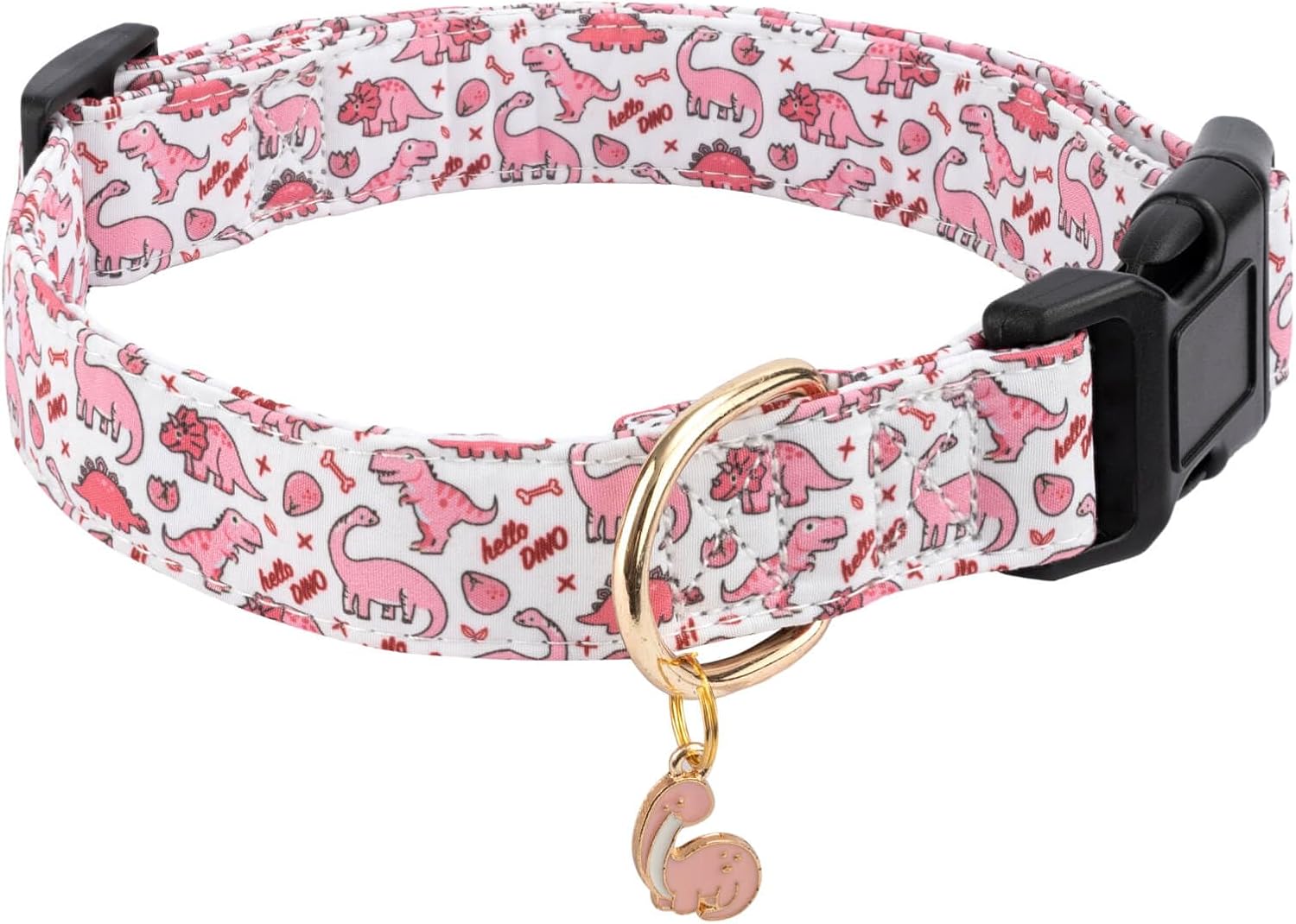 Amazon.com : Gelwoo Cotton Dog Collar,Soft and Cute Puppy Collars with ...