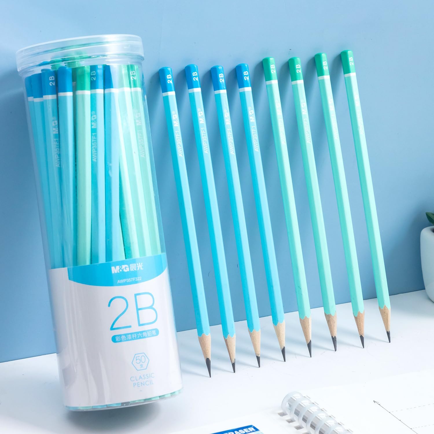 Amazon.com : Jsehchya 50PCS Triangular Grip Colored Pencils for Kids ...