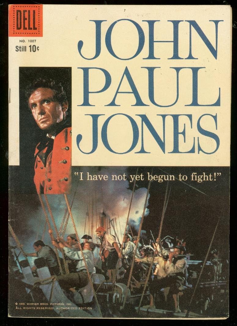 Amazon.com: JOHN PAUL JONES FOUR COLOR #1007 '59-ROBERT STACK-MOVIE FN ...
