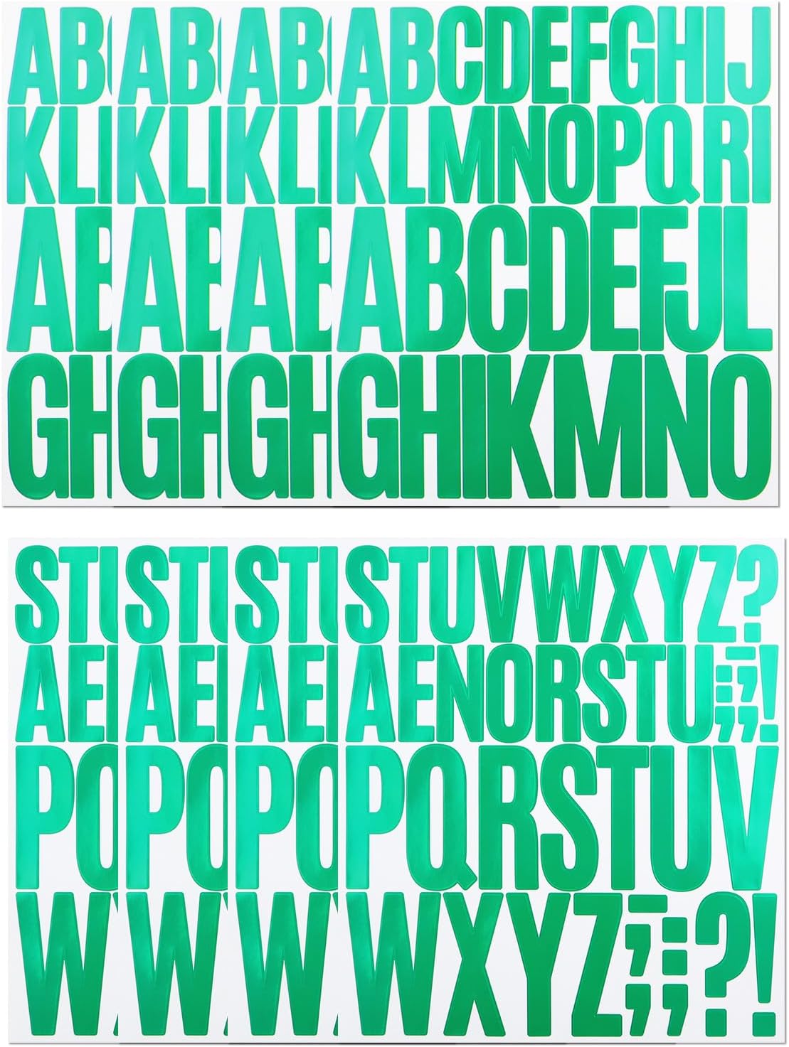 Amazon.com: 2 Inch & 3 Inch Letter Stickers, 308 Pieces Self Adhesive ...