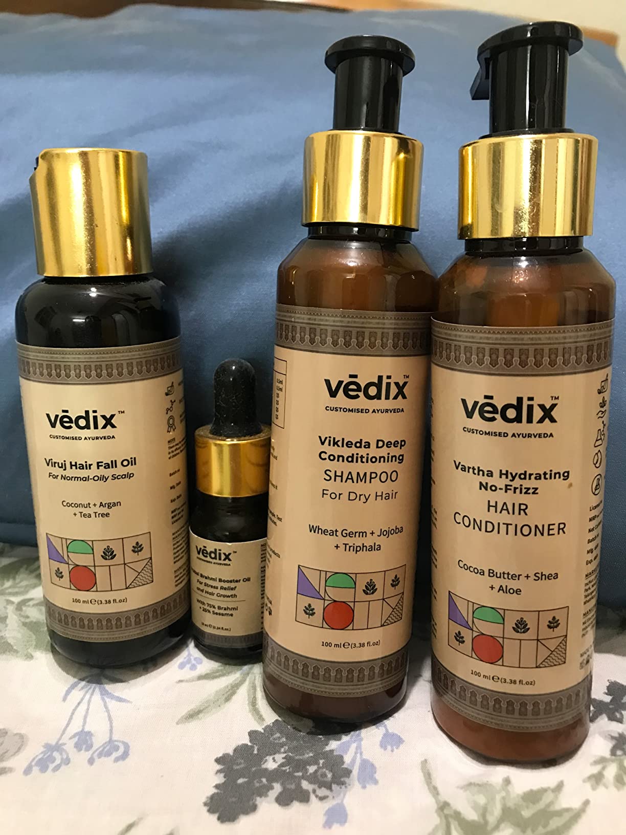 Buy Vedix Ayurvedic Hair Spa Kit With Ayurvedic Hair Fall Oil + Brahmi ...