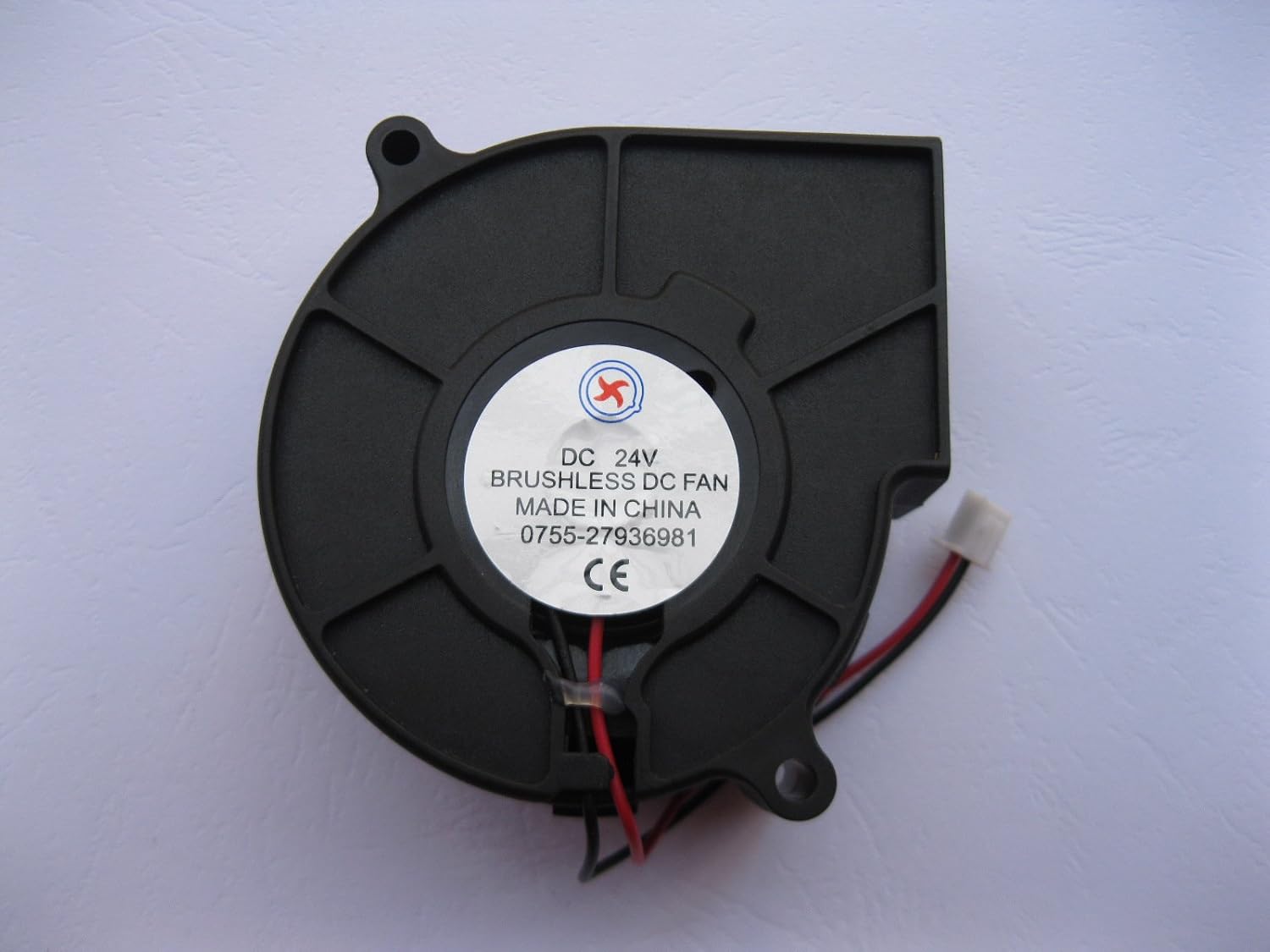6 Pcs DC Blower Fan 24V 7530 2 Pin 75x30mm Brushless DC Cooling Blower ...