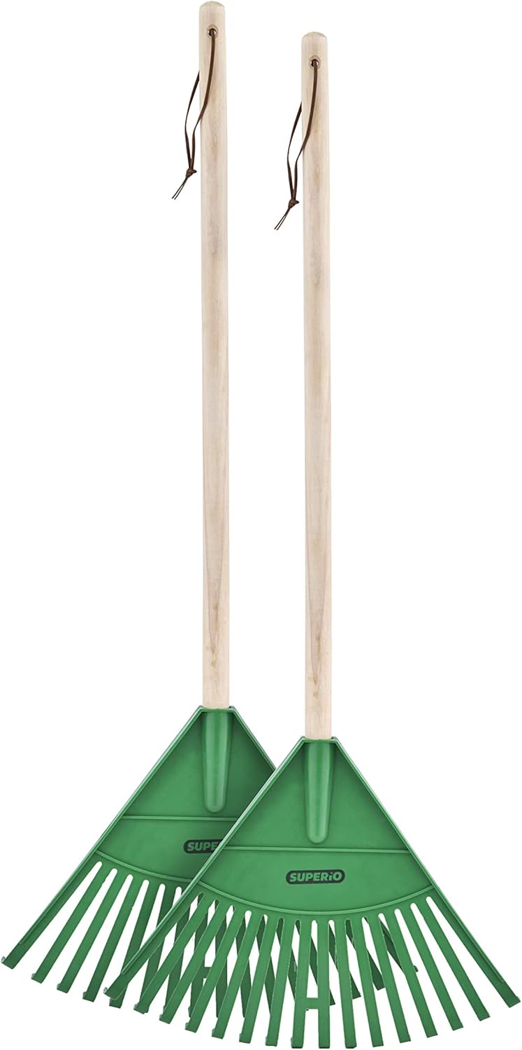Amazon.com : Superio Kids Garden Rake with Hardwood Handle - Durable ...