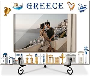 Amazon.com - Greece Picture Frame, Greece Souvenirs Wooden Photo Frame ...