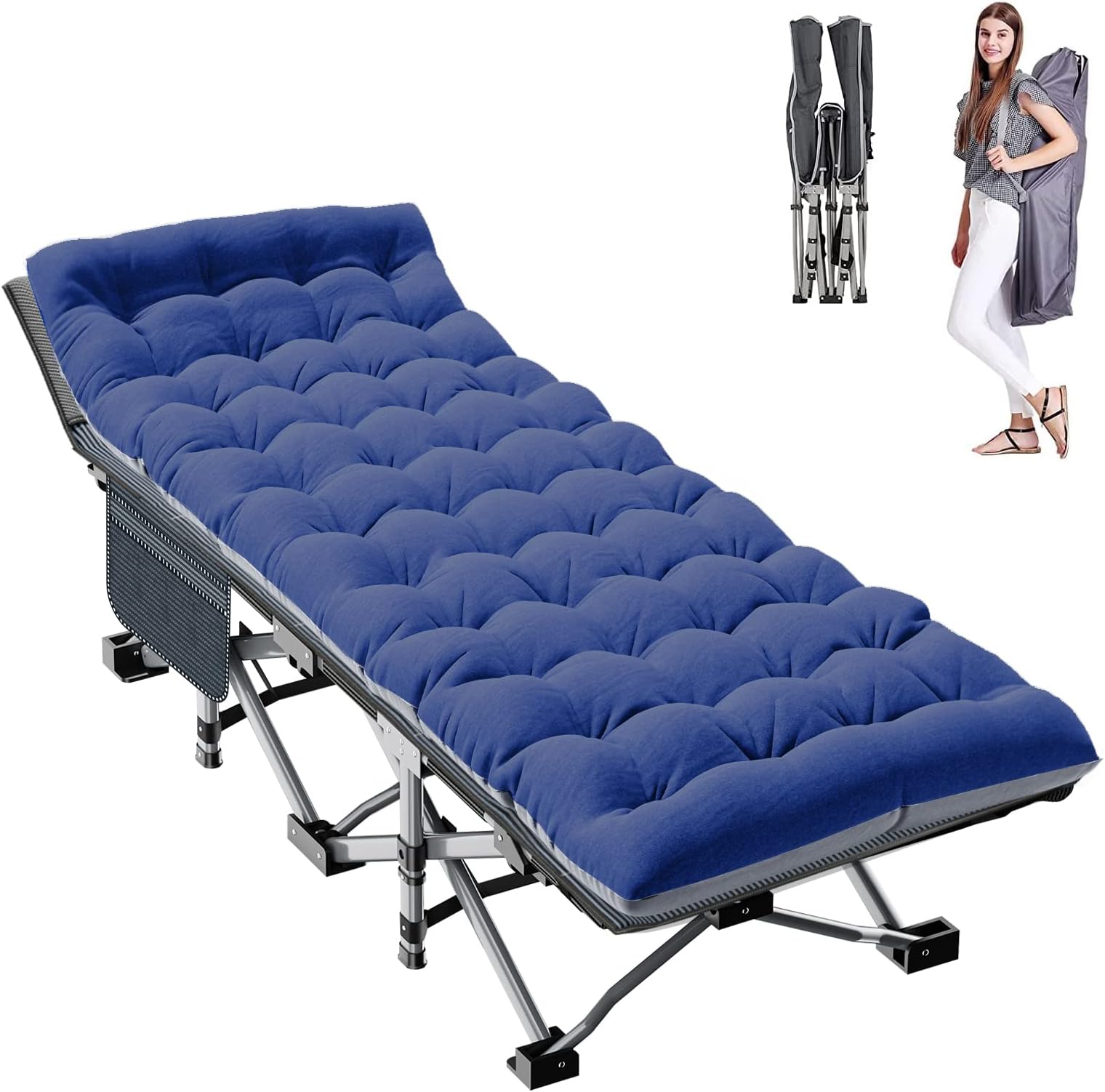 ATORPOK Lit de camping pour adultes avec coussin confortable, tente ...