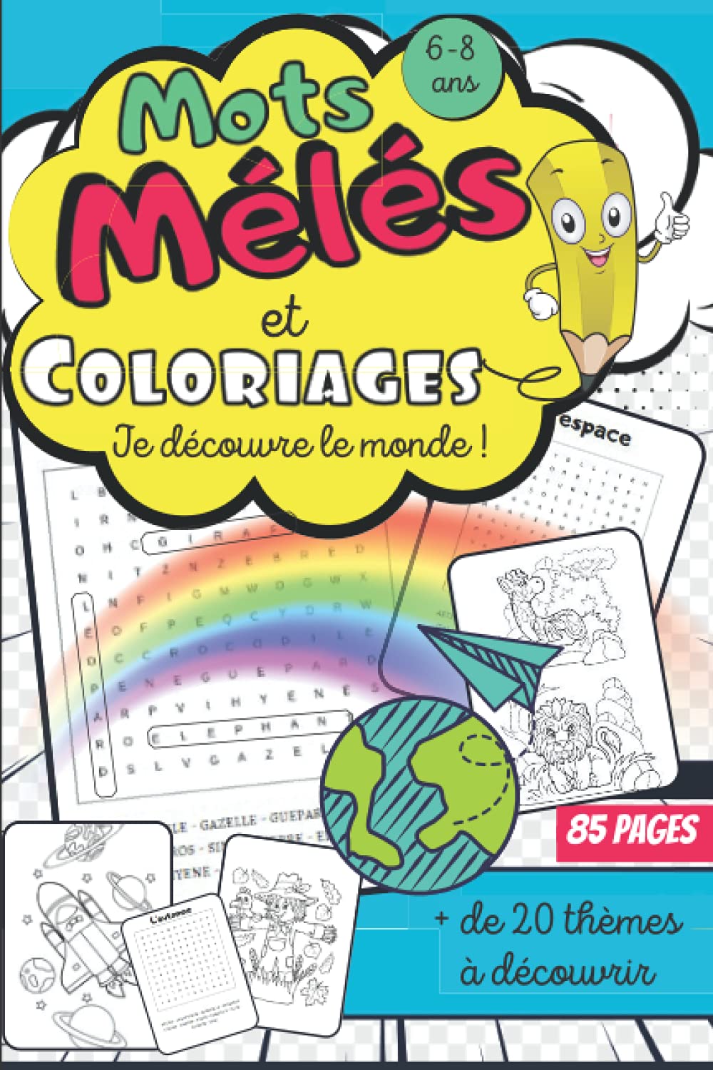 Mots Meles Et Coloriages Je Decouvre Le Monde Mots Meles | Desertcart ...