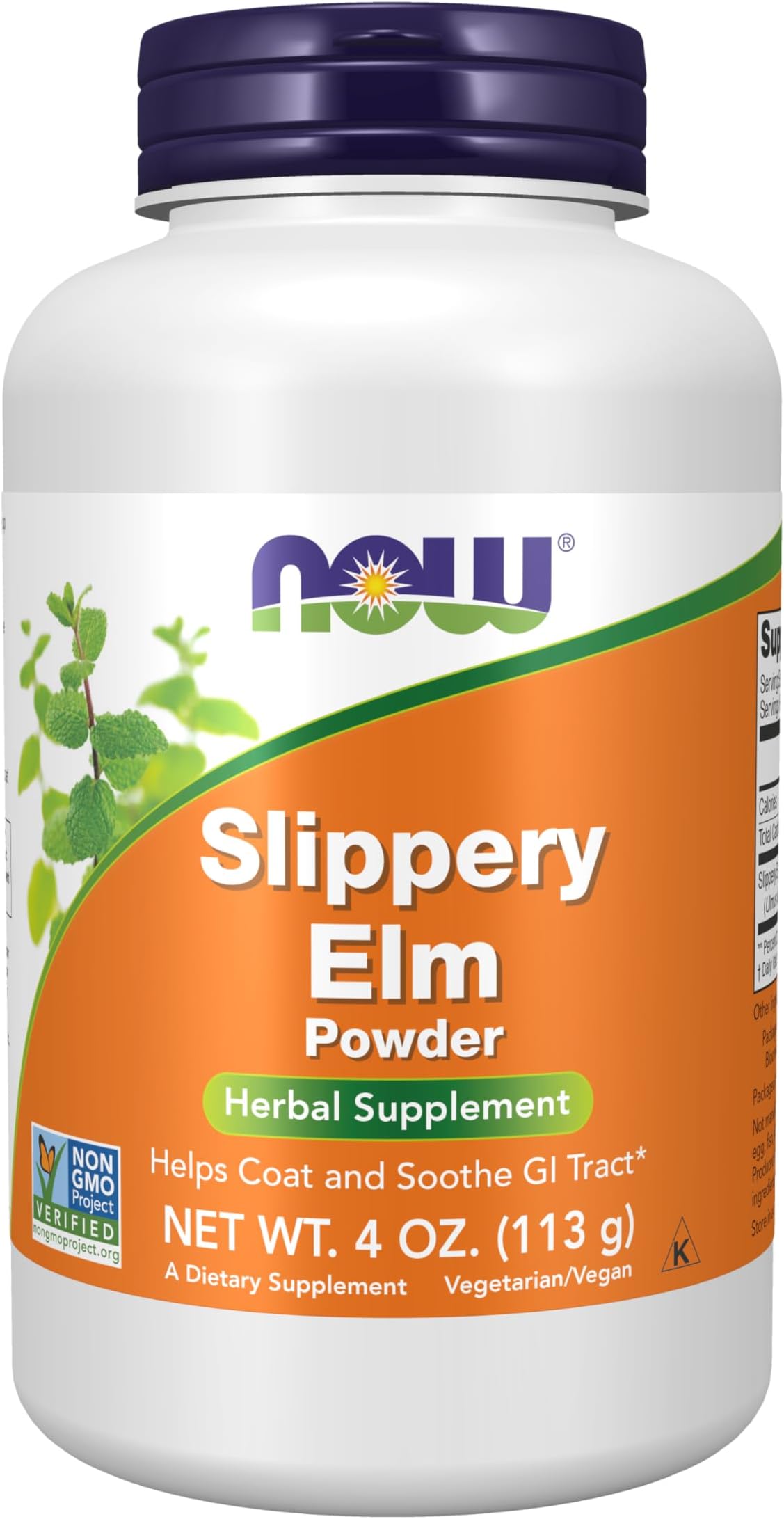 Amazon.com: Slippery Elm Bark Pwd Organic -4 Oz : Health & Household