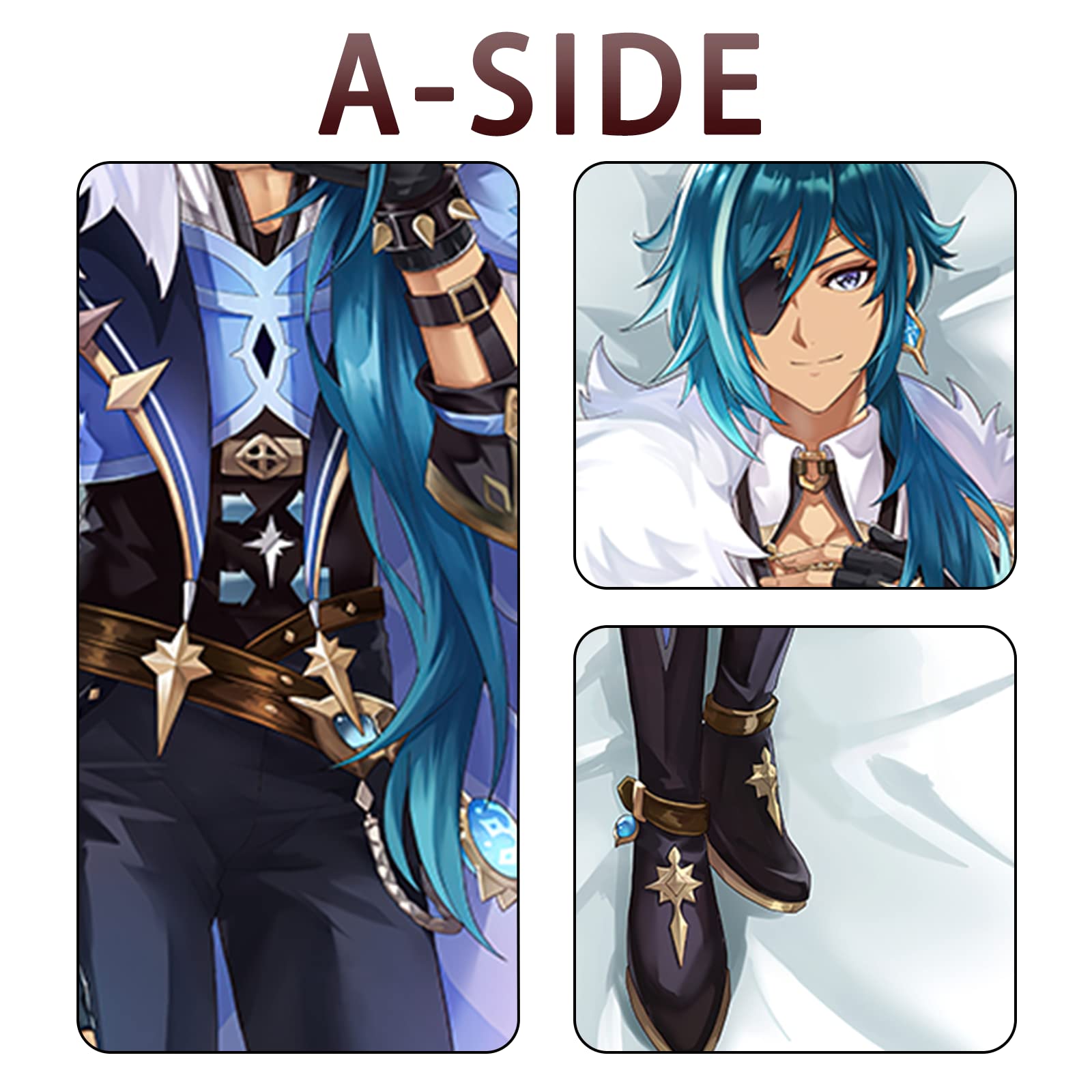 Kaeya SFW Body Pillow DOUBLE Sided Genshin Impact Body Pillow Cover ...