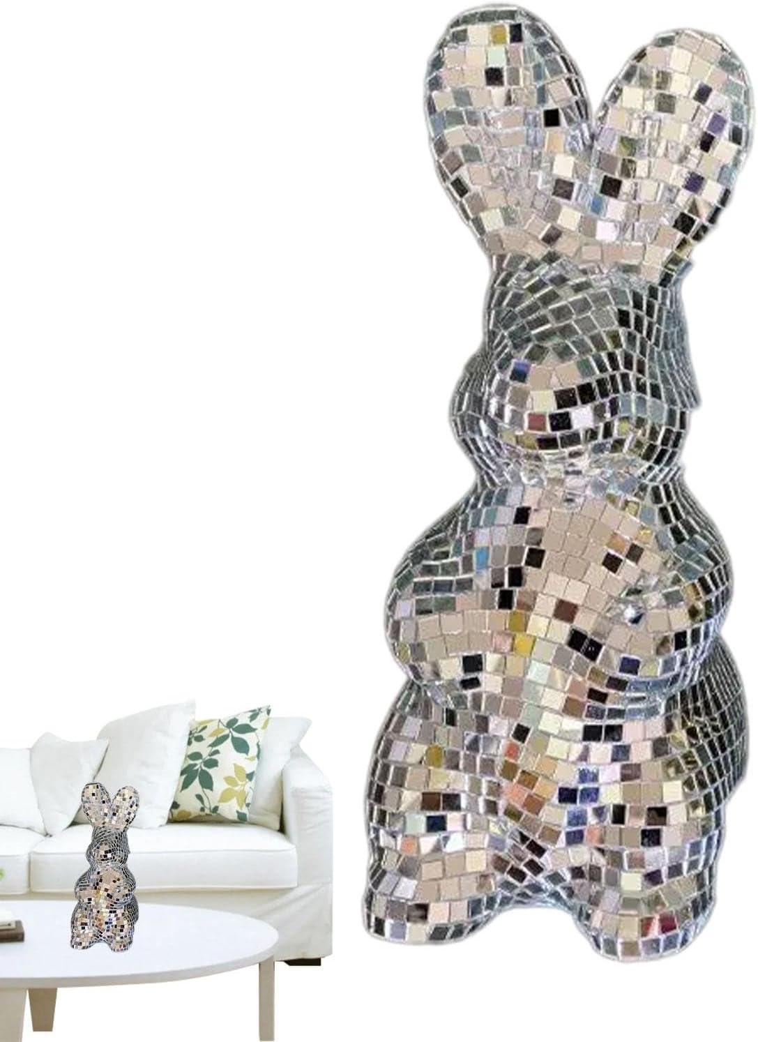 Disco Rabbit | Home Bands Prop Party Bunny Statue - Decorative Disco ...