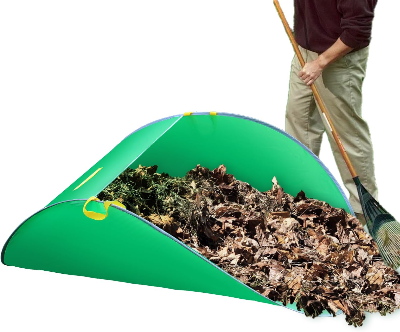 Amazon.com: UQM Leaf Collector, Portable Pop Up Leaf Bags, Foldable ...