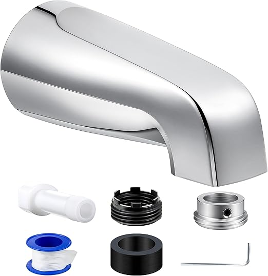 Dreyoo Tub Spout (Universal Fits 1/2" Copper Pipe, 1/2" IPS and 3/4 ...