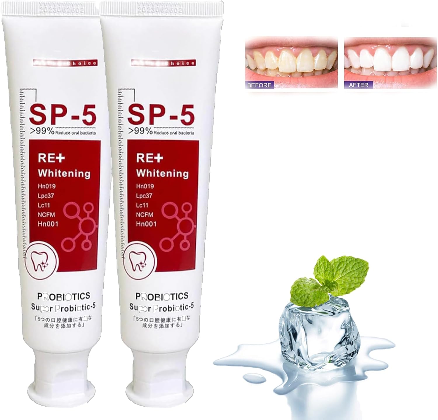 Amazon.com : EFEMIR Sp-5 Ultra Whitening Probiotic Toothpaste, Deep ...