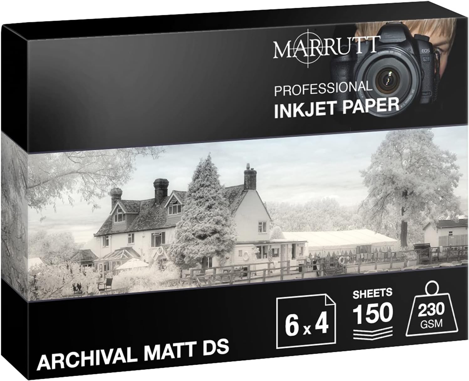 Marrutt 230gsm Archival Matt Inkjet Photo Paper - 13" Roll Format ...
