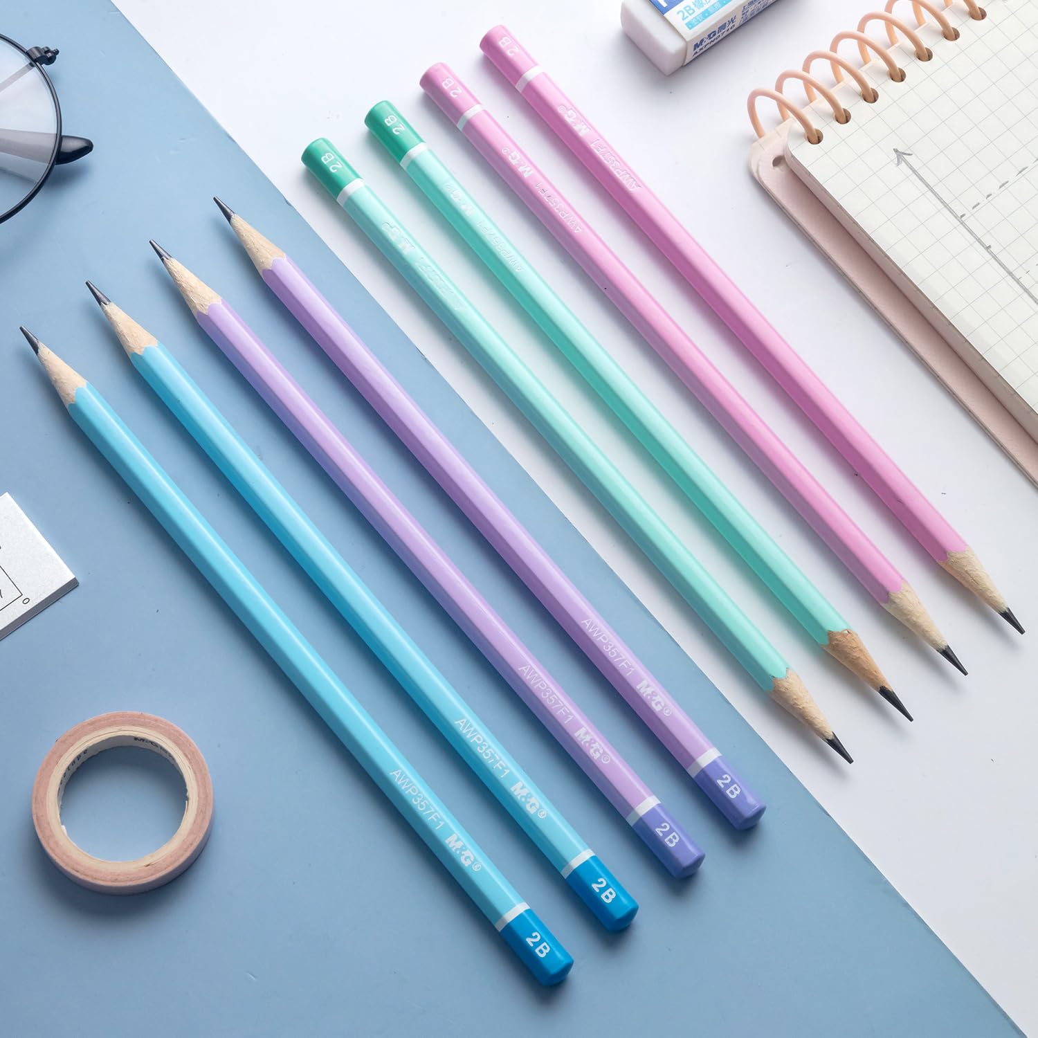Unsharpened Colored Pencil New Vs. Old Prismacolor Colored Pencils