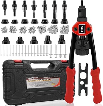 2 in 1 Heavy Duty Rivet Nut tool Rivet Gun, 13-Inch Rivet nut Tool Kit ...