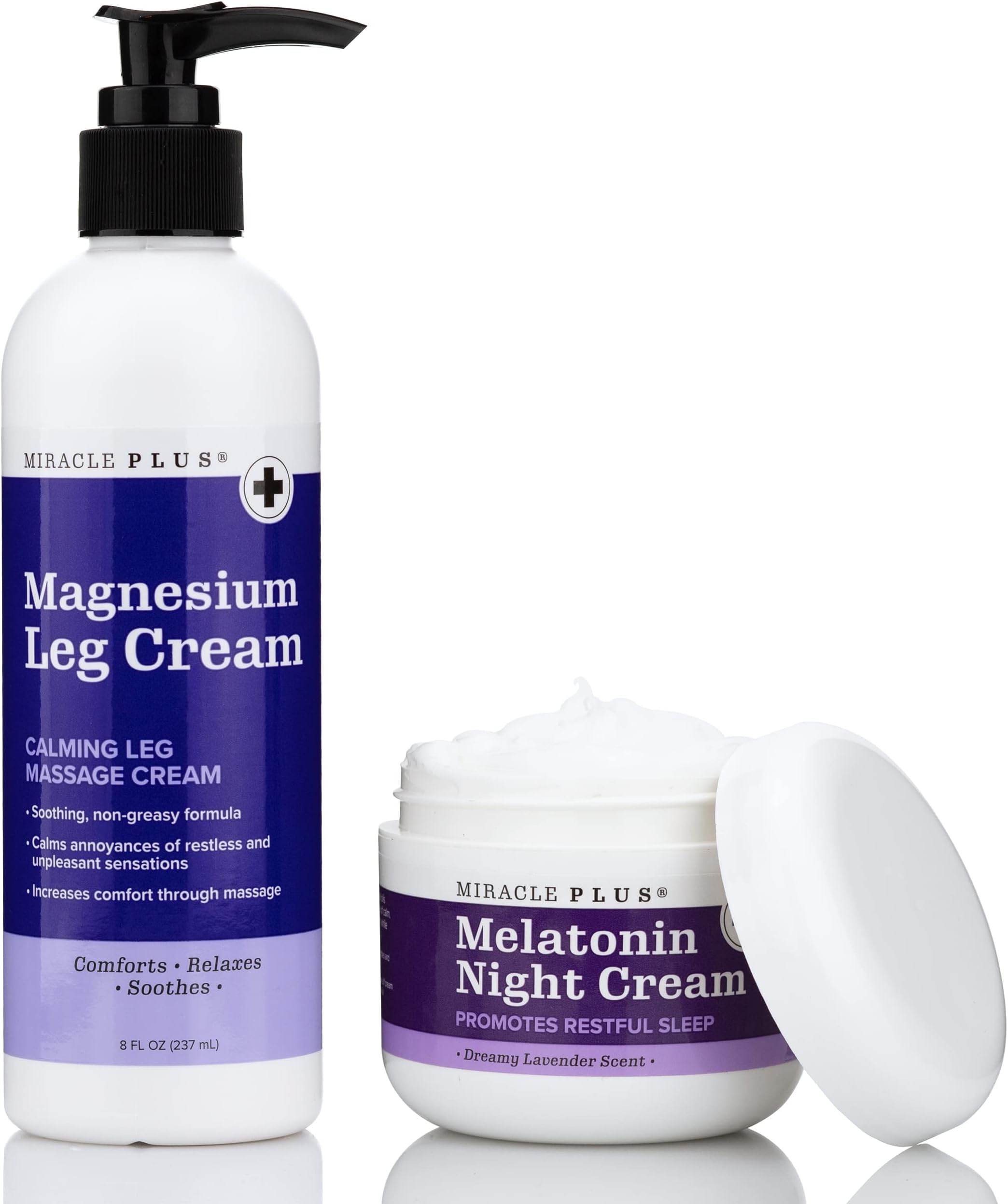 Amazon.com : Miracle Plus Magnesium Cream For Leg Relief | Magnesium ...