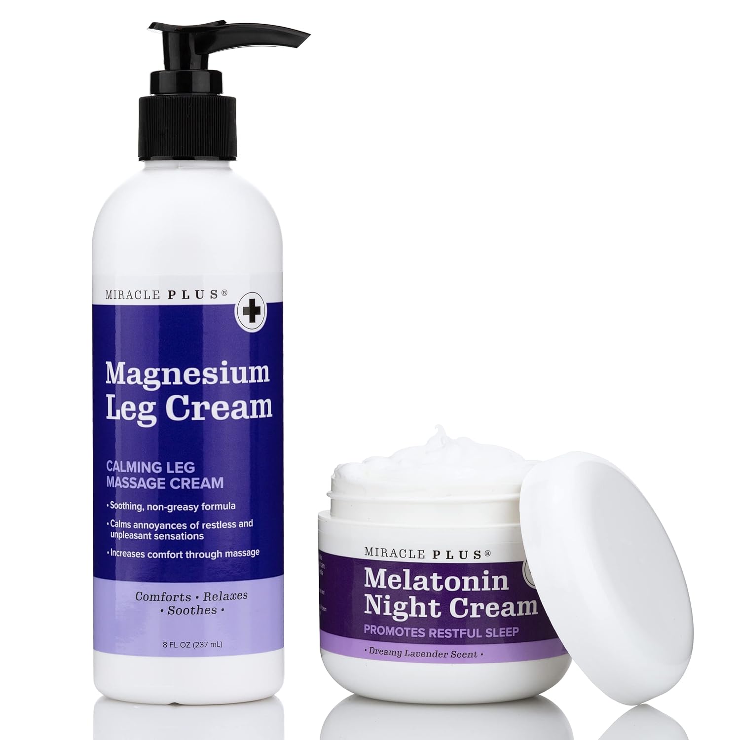 Amazon.com: Miracle Plus Melatonin Night Cream Skin Care With Lavender ...