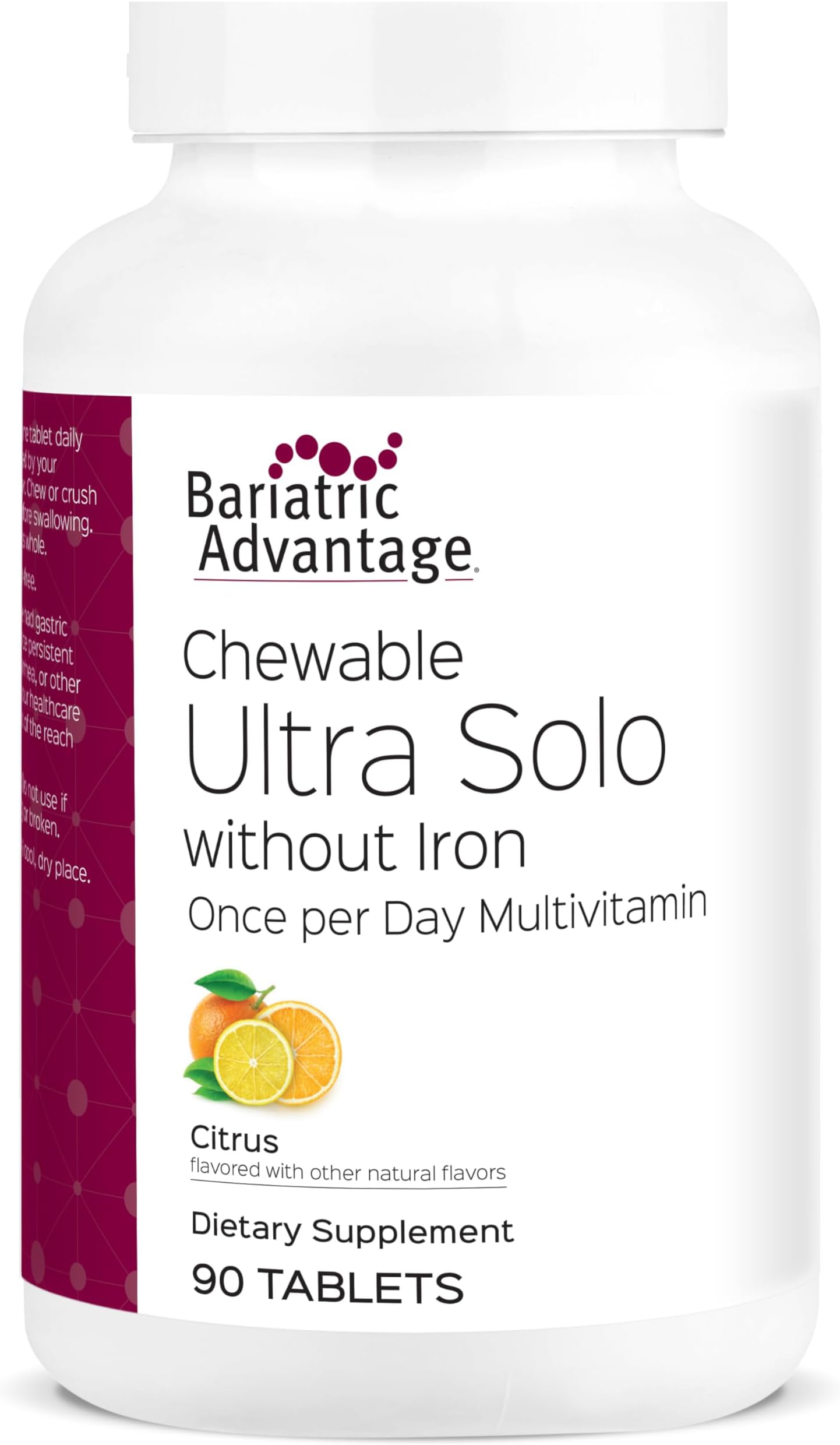 Amazon.com: Bariatric Advantage - Chewable Ultra Solo Without Iron ...