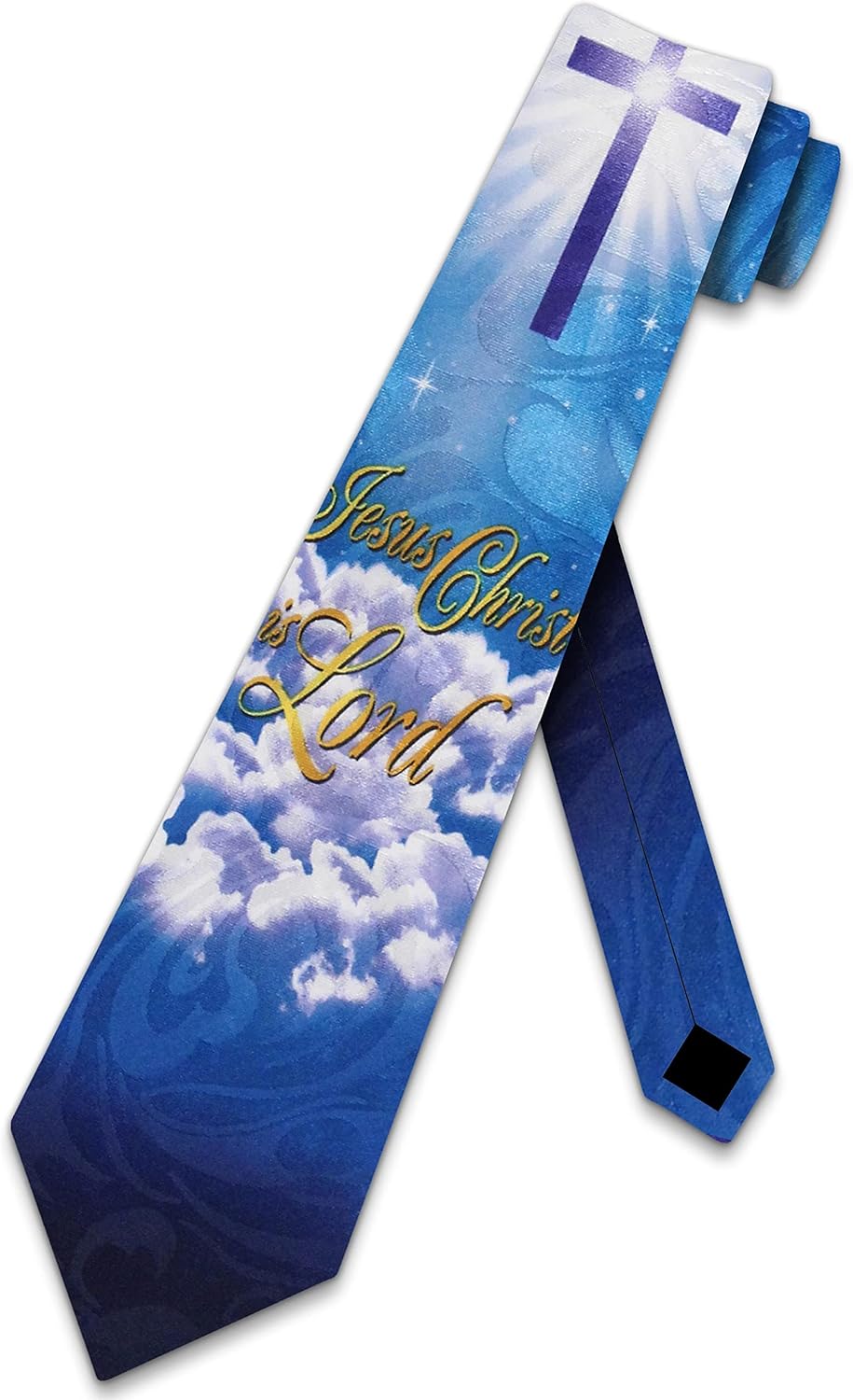 Amazon.com: Steven Harris Cross Ties Mens Jesus is Lord Necktie ...